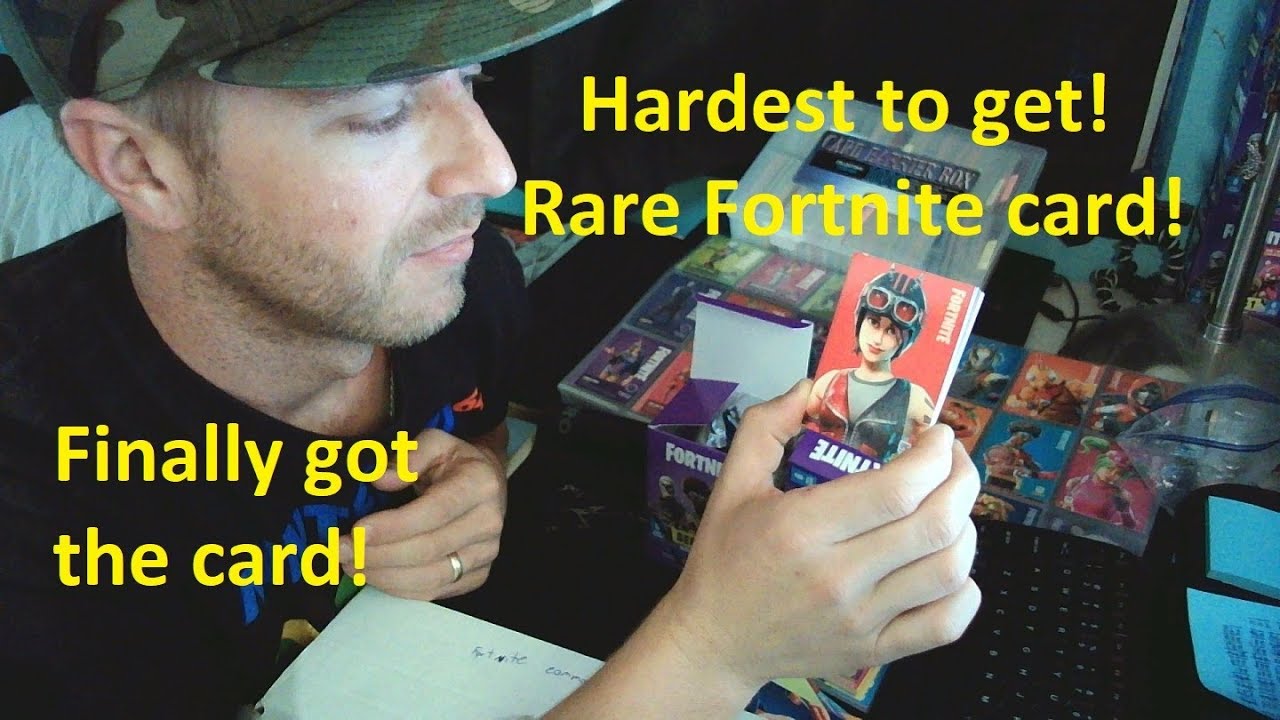 I think this is the Rarest rare fortnite card! - YouTube