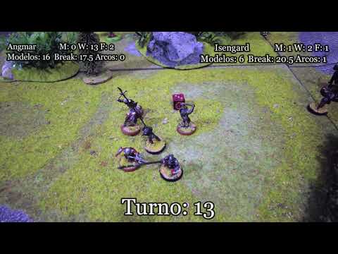 Mesbg Angmar Vs Isengard 600pts - YouTube