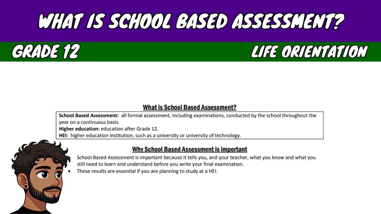 What is School Based Assignment (SBA) | Grade 12 LO - YouTube