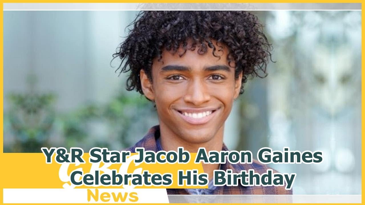 Y&R Star Jacob Aaron Gaines Celebrates His Birthday - YouTube
