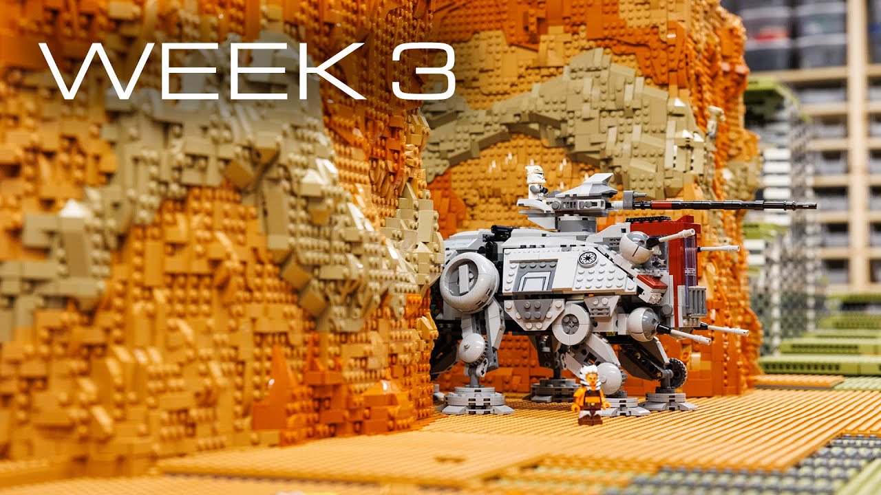 Building Geonosis in LEGO - Week 3: Mountains - YouTube