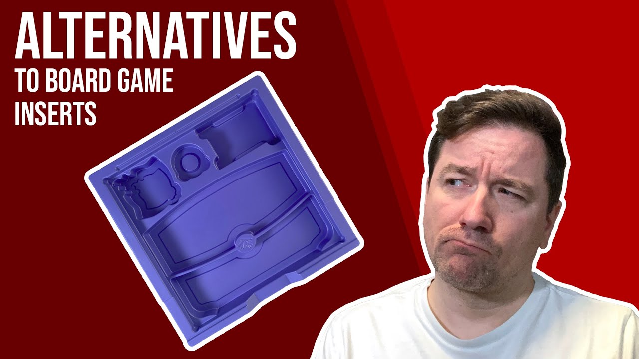 Alternatives to board game inserts - YouTube