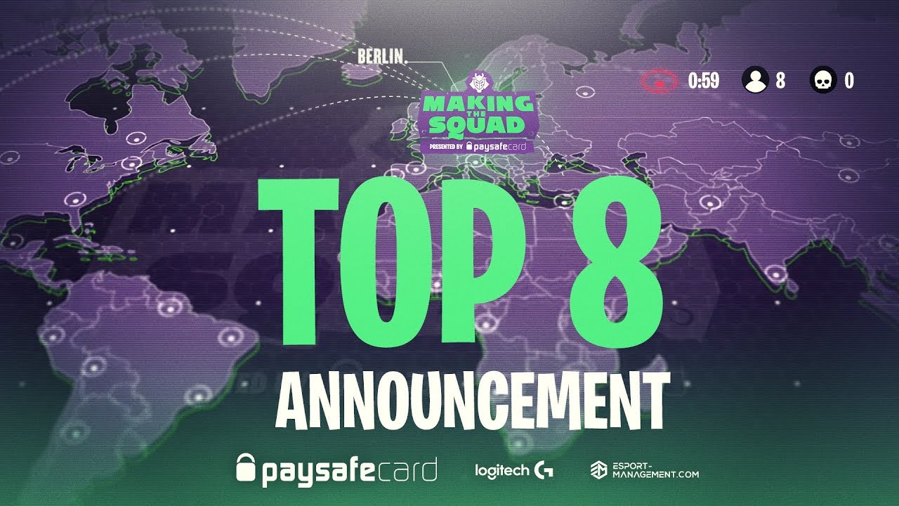 Making The Squad Top 8 Announcement | G2 Esports Fortnite - YouTube