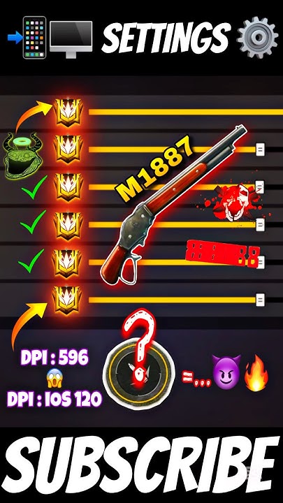 All Weapons 🎯 Auto HEADSHOT ⚙️👽 Sensitivity Settings ⚡+DPI 📱 || Desert Eagle || m1887 - YouTube