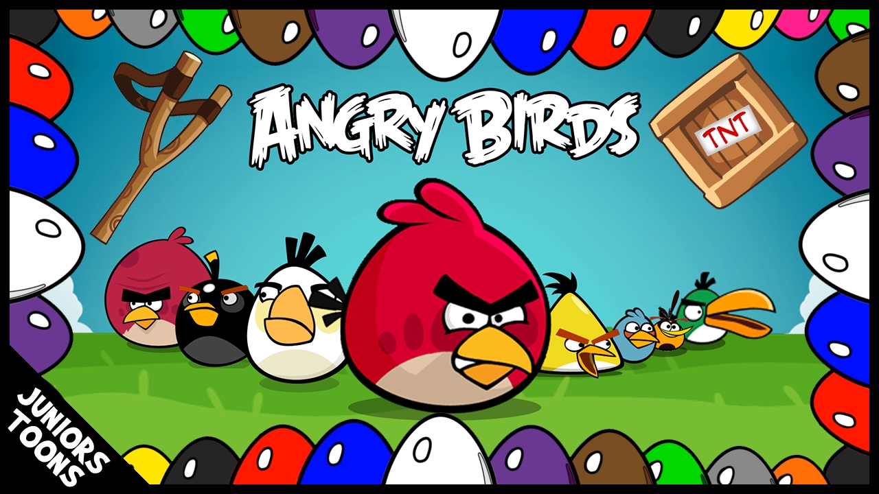 ANGRY BIRDS SURPRISE EGGS COLORS | ANGRYBIRDS #ANGRYBIRDS | JUNIORS ...