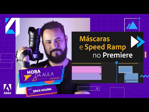 HORA DA AULA |  MÁSCARAS E SPEED RAMP NO PREMIERE com ERICK GOUMA | ADOBE 4ALL