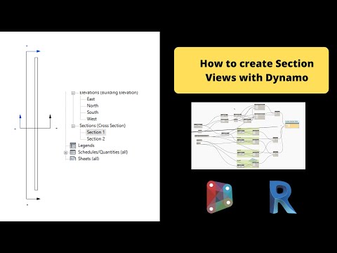 How to create Section Views with Dynamo - YouTube