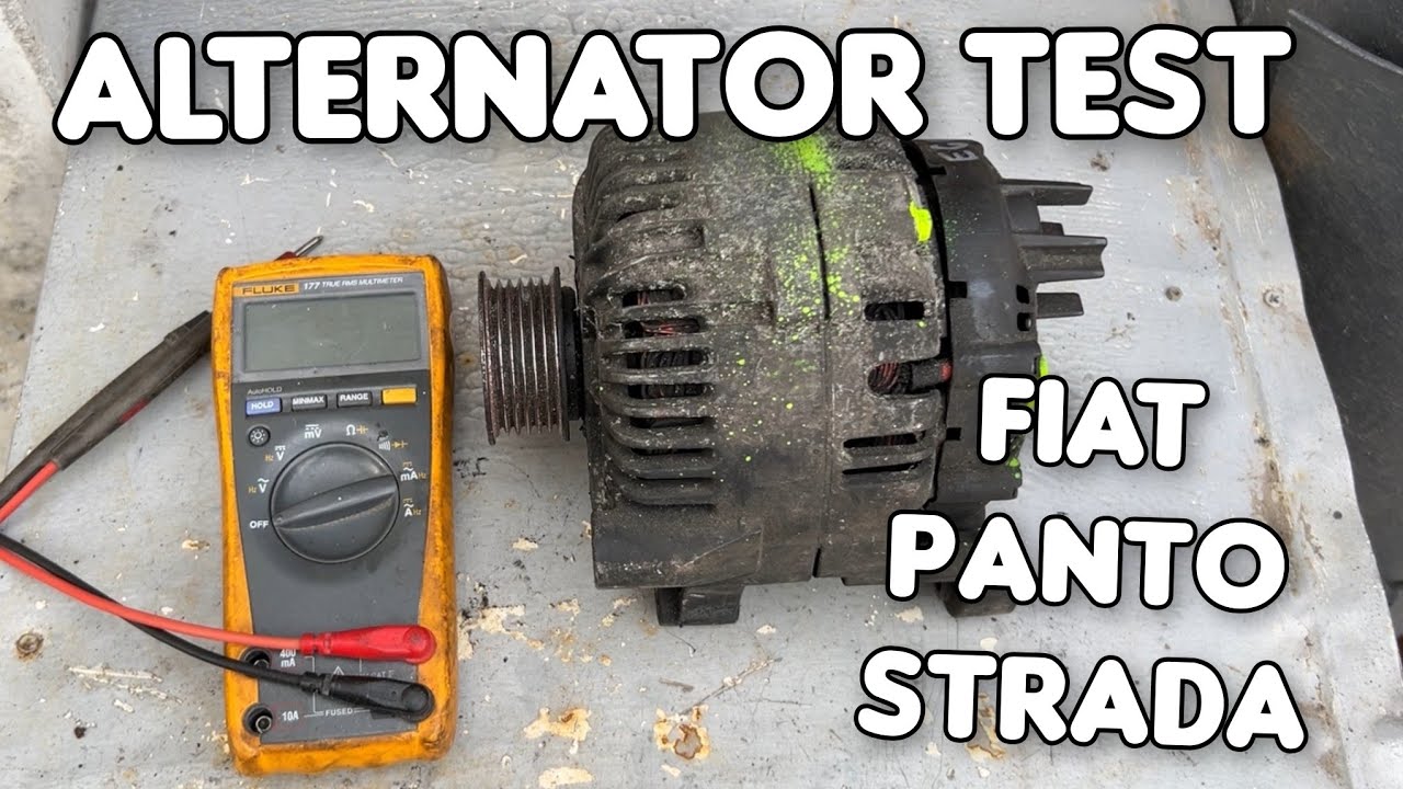How to Test an Alternator of Fiat Punto Strada - YouTube
