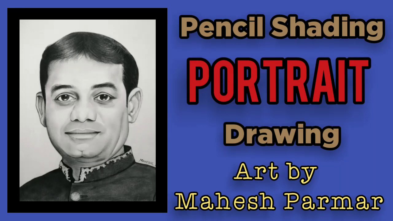Pencil Shading PORTRAIT for Beginners - YouTube
