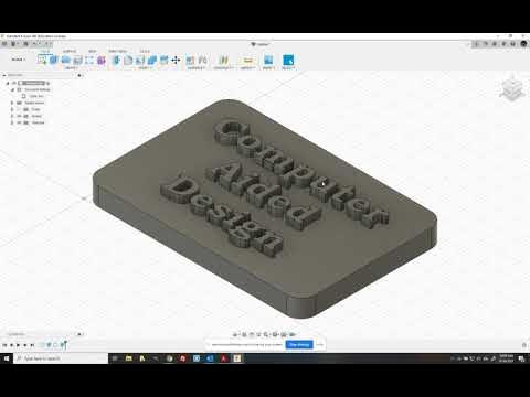 Fusion 360 Text Tool Tutorial - YouTube