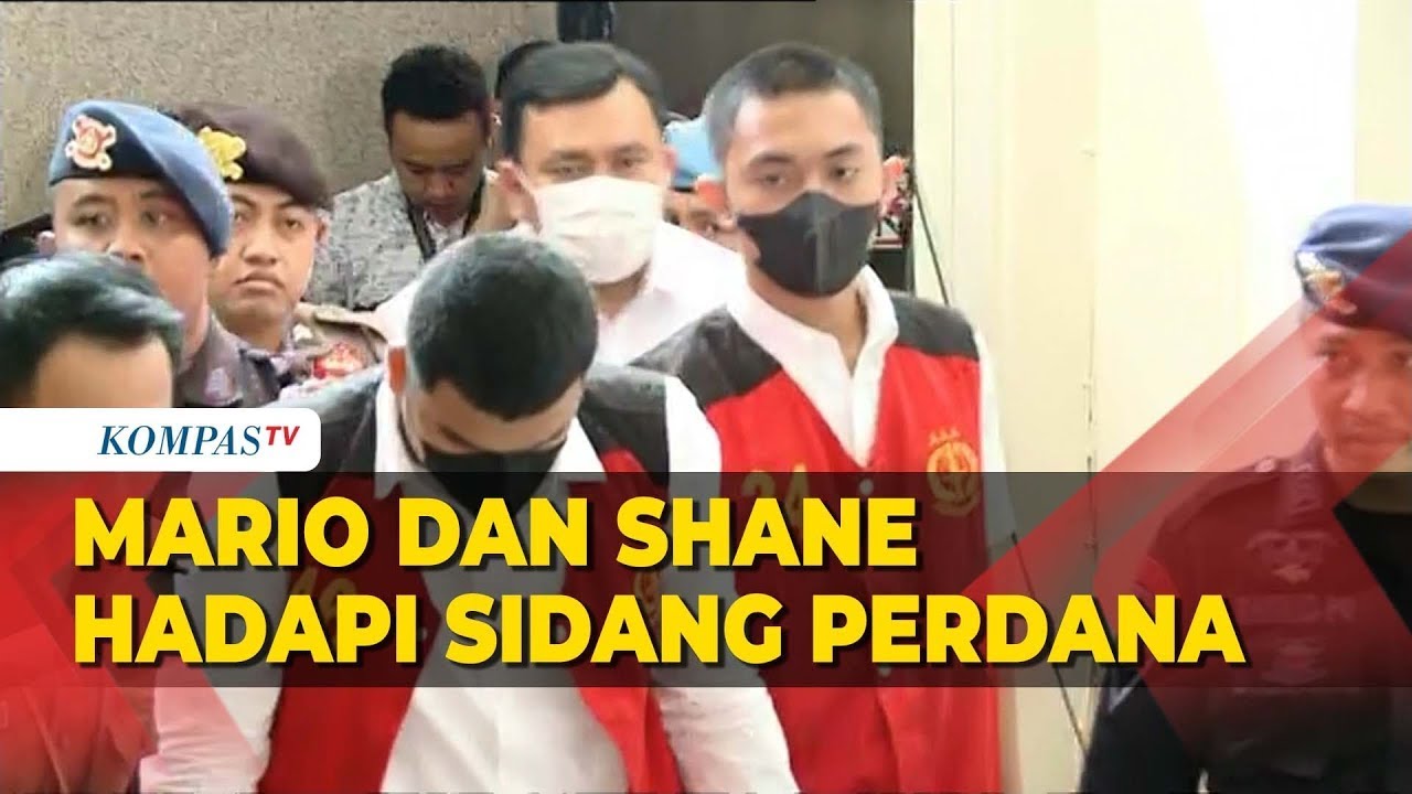 Mario Dandy dan Shane Lukas Hadapi Sidang Perdana di PN Jaksel - YouTube