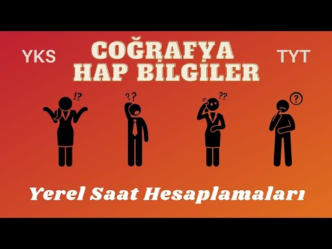 2023 TYT COĞRAFYA | Yerel Saat Hesaplamaları | Ferhat VAROL