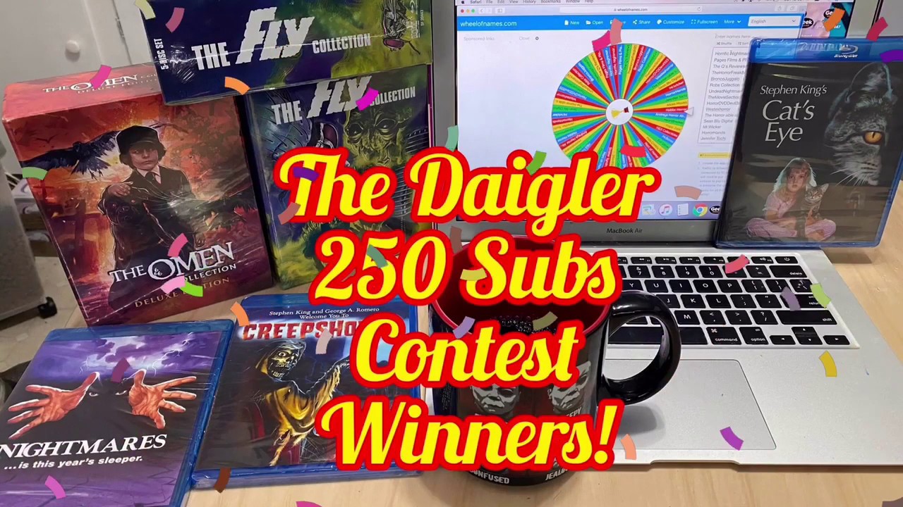 The Daigler’s 250 Subscribers Contest Winners! - YouTube