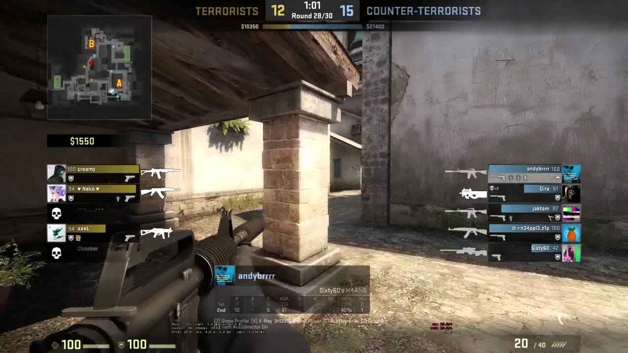 CSGO Competitive MM (DMG) | Finishing the match in style, with a clutch ...