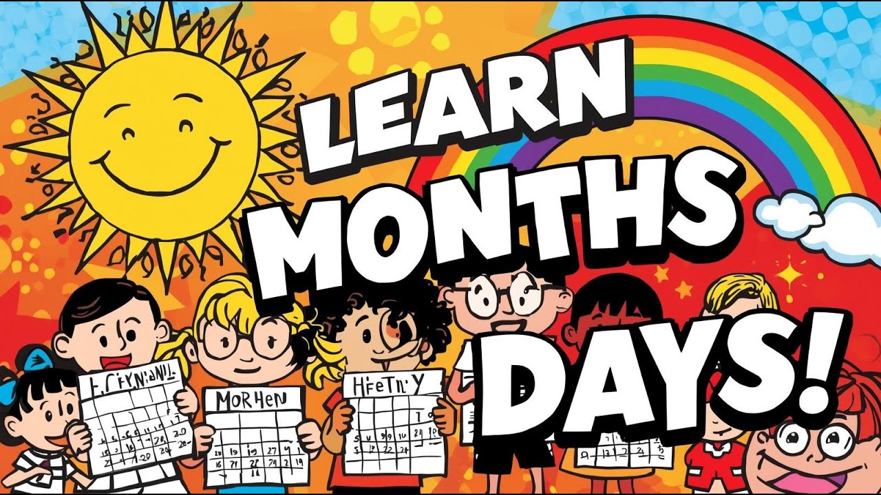 Learn Months & Days | Fun Kids Song for Children - YouTube