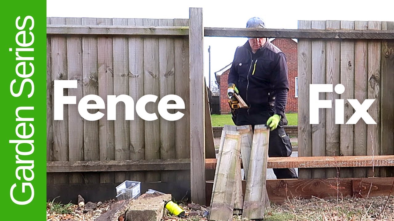 Fence Fix - Proper DIY Garden Series - YouTube