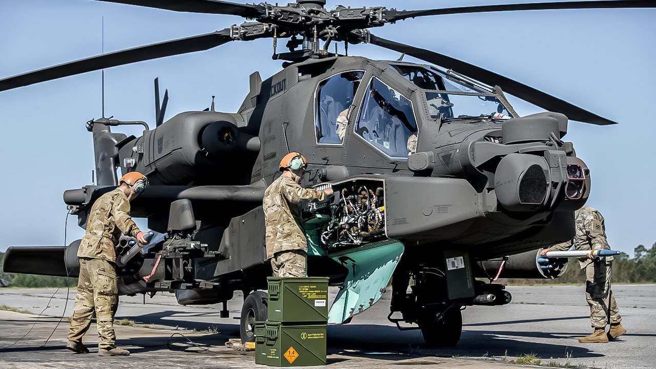 The AH-64E Apache Helicopters: Weapons Load and Gunnery Operations ...