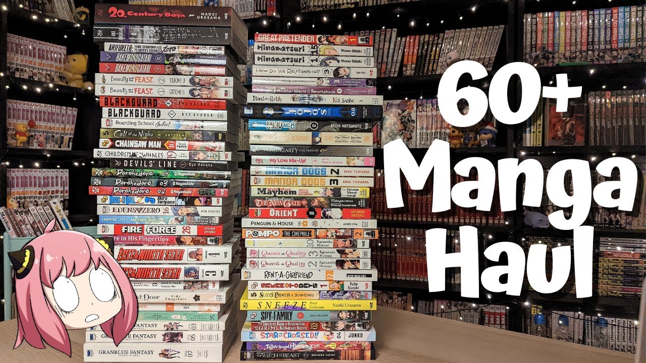 A Rather Big Manga Haul | 60+ Volumes - YouTube
