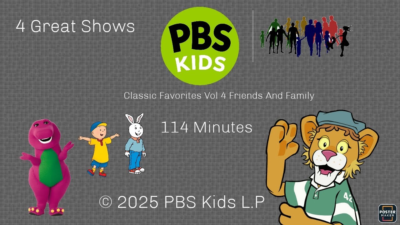 PBS Kids Classic Favorites Vol 4 Friends And Family - YouTube
