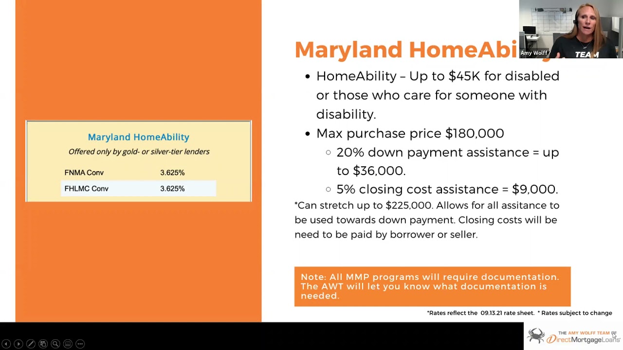 I AM: Maryland Mortgage Program (09/13/2021) - YouTube