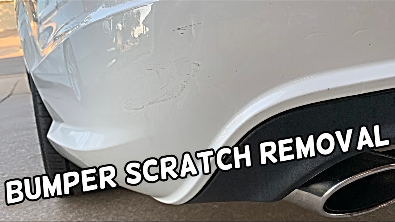 HOW TO FIX BUMPER SCUFF SCRATCH ON A CAR - YouTube
