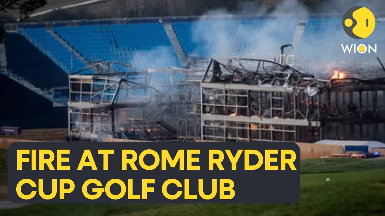 Fire breaks out at Rome's Ryder Cup golf club | WION Originals - YouTube