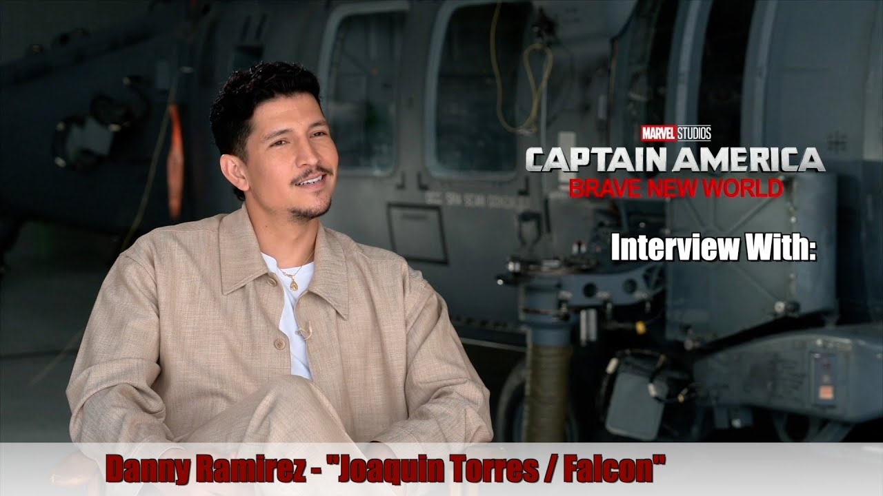 "Captain America: Brave New World" Interview with Danny Ramirez ...