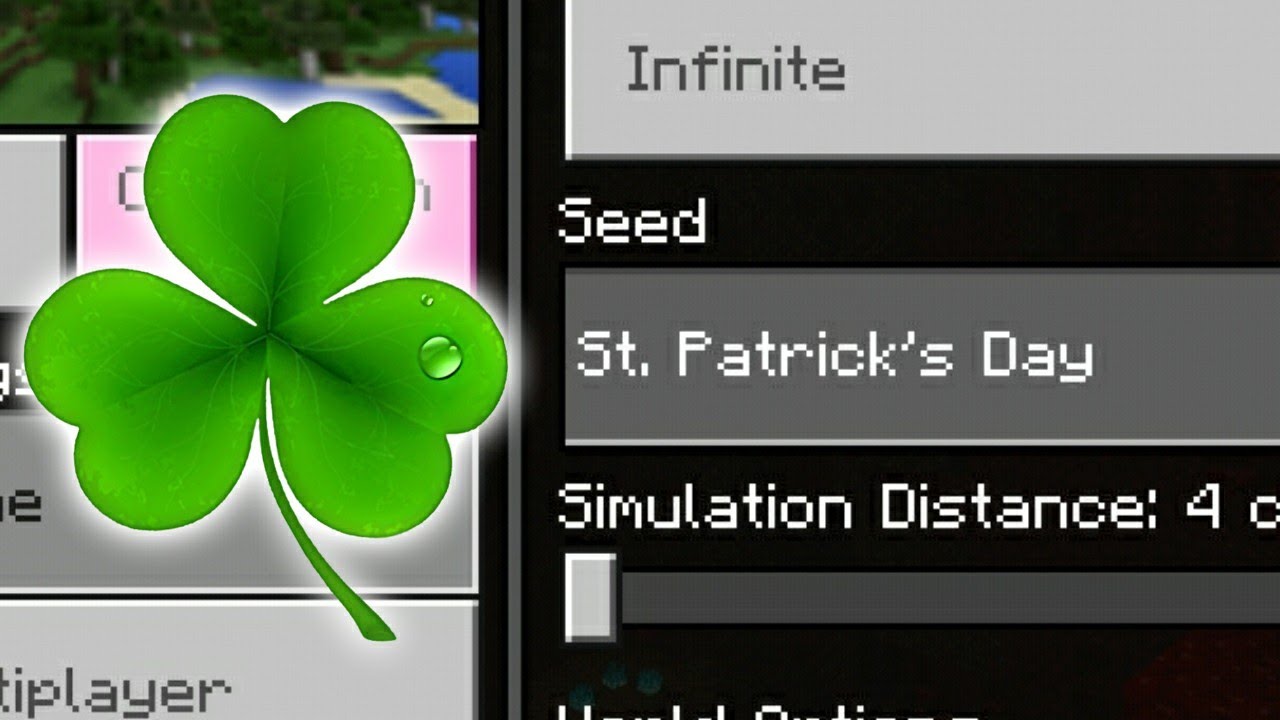 Happy St. Patrick's Day! (Minecraft PE St. Patrick's Day Seed) - YouTube