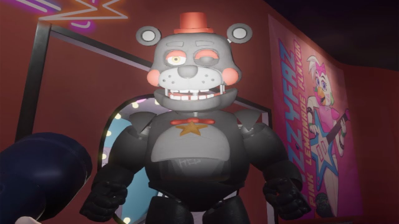 Rockstar Lefty FNAF UCN over Freddy - FNAF Security Breach Mod - YouTube