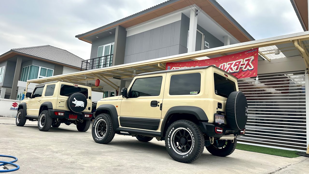 พามาดูรถ Jimny Sierra Motor Farmคันแรกเสร็จเรียบร้อยแล้ว - YouTube