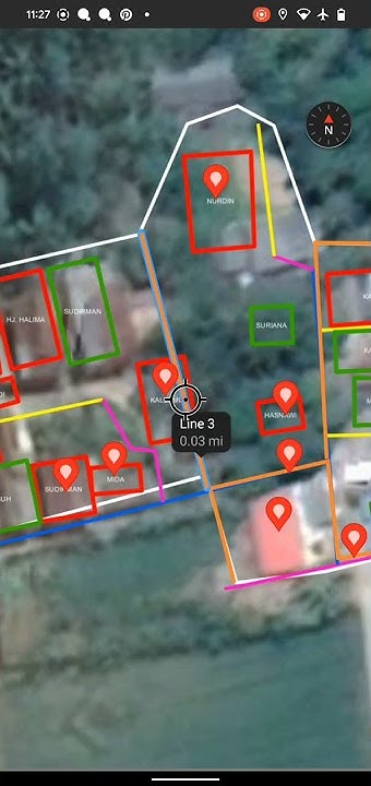 Avenza Map - Membuat garis - YouTube