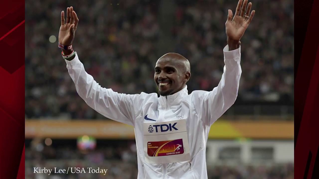 Mo Farah Running Great North Run - YouTube