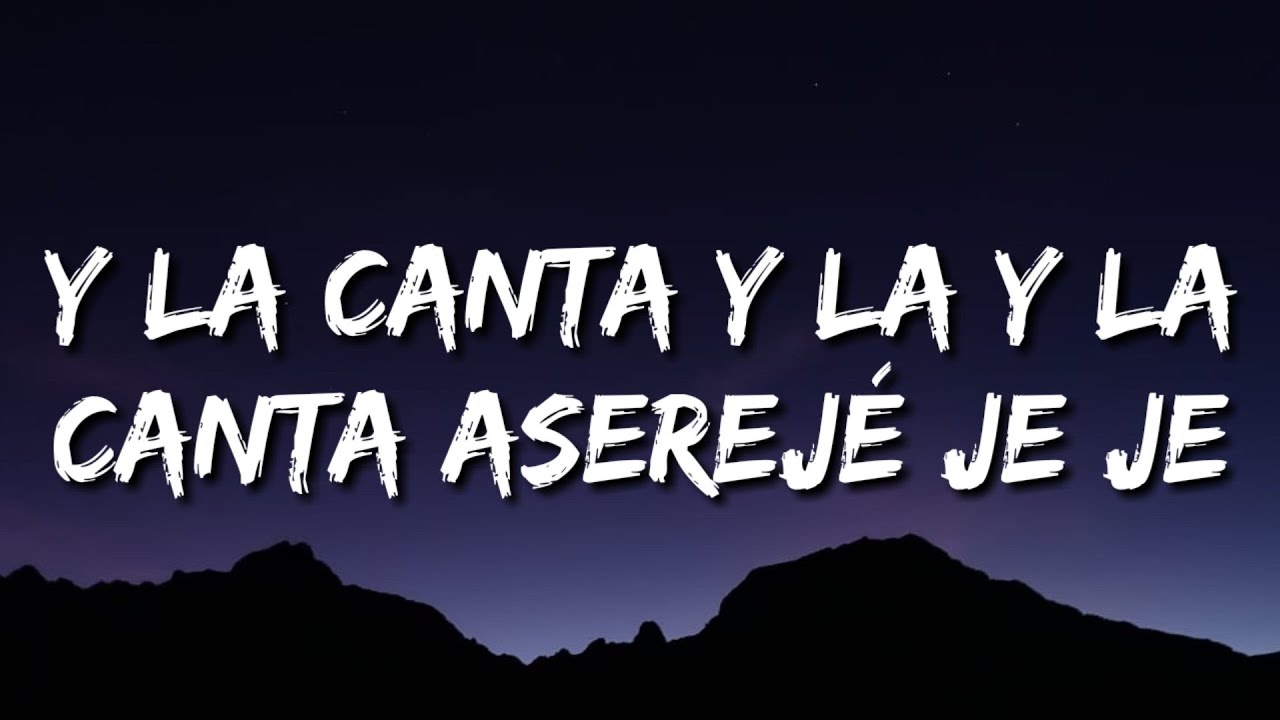 Y La Canta Y La Y La Canta Aserej Je Je Letra Lyrics YouTube y-la-canta-y-la-y-la-canta-aserej-je-je-letra-lyrics-youtube