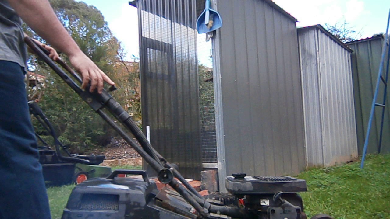 Sunbeam mower start up - YouTube