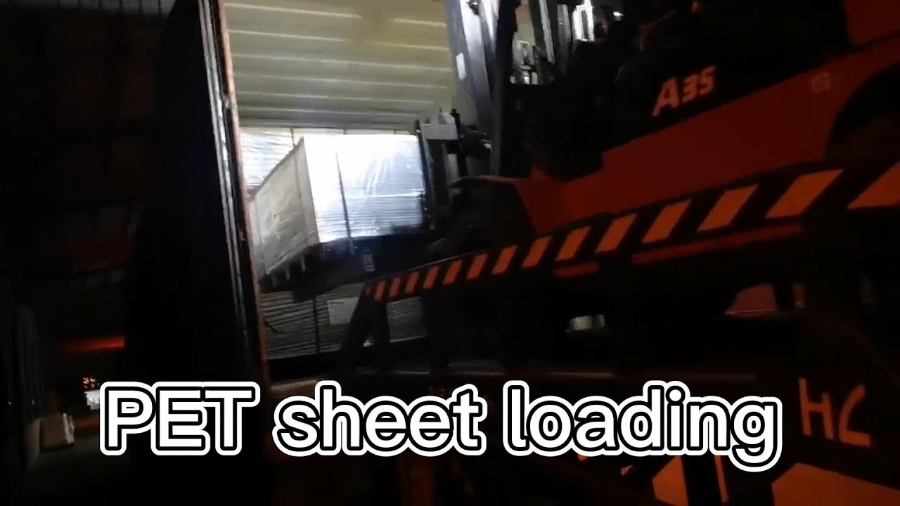 PET Sheet loading - YouTube