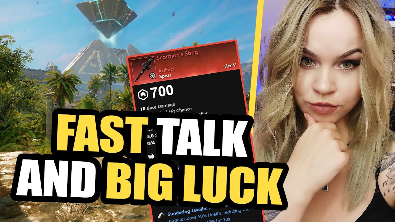 Fun Speed-talking Stream & Getting Artifact Spear in first try! / New ...