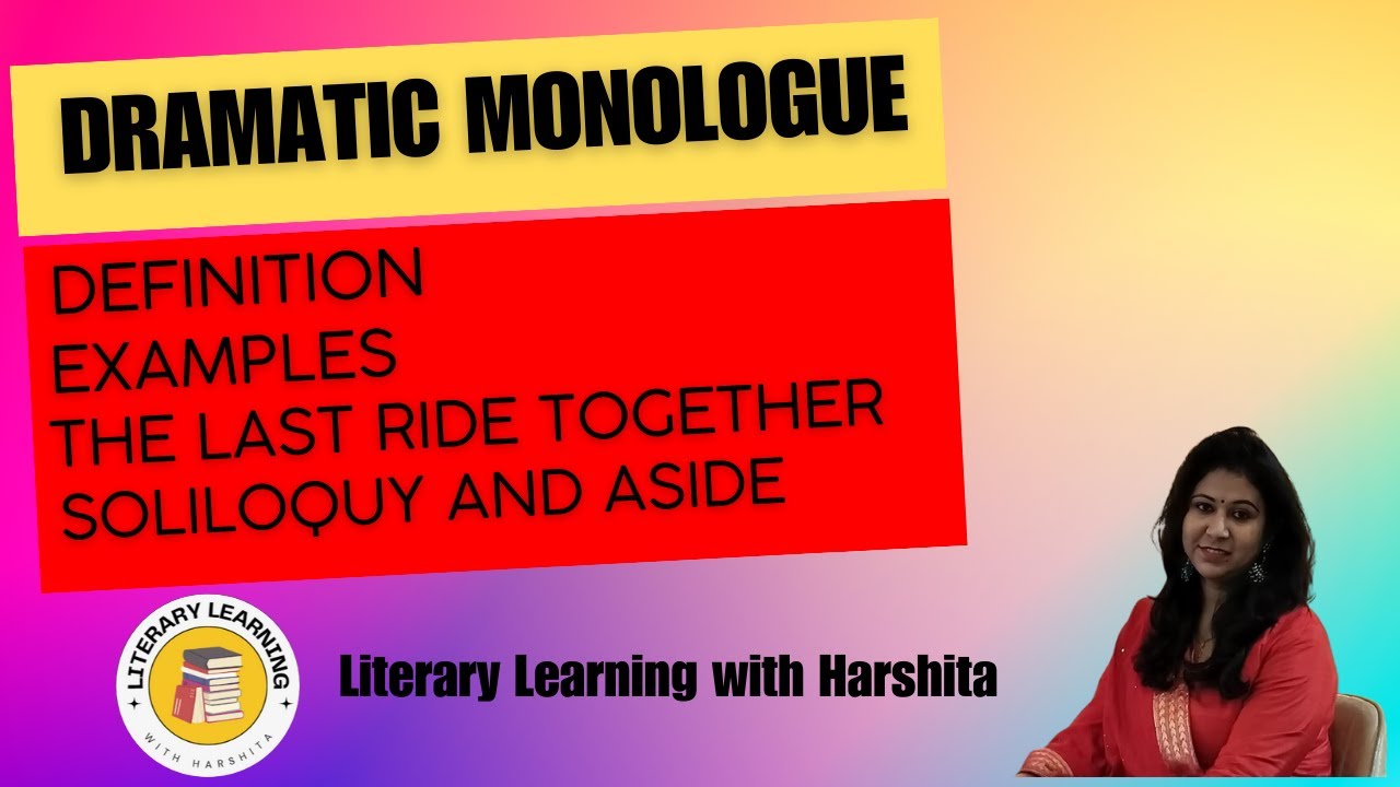 Dramatic Monologue || Forms of Poetry || Fundamentals of English ...