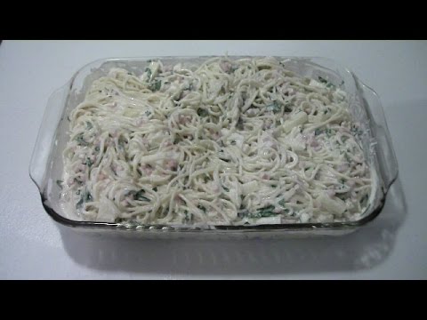 spaghetti blanco cremoso/facíl - YouTube