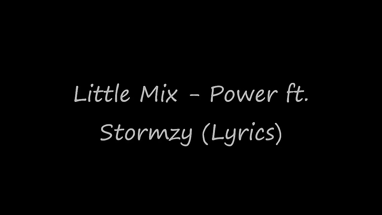 Little Mix - Power (Official Video) ft. Stormzy(speed up) - YouTube