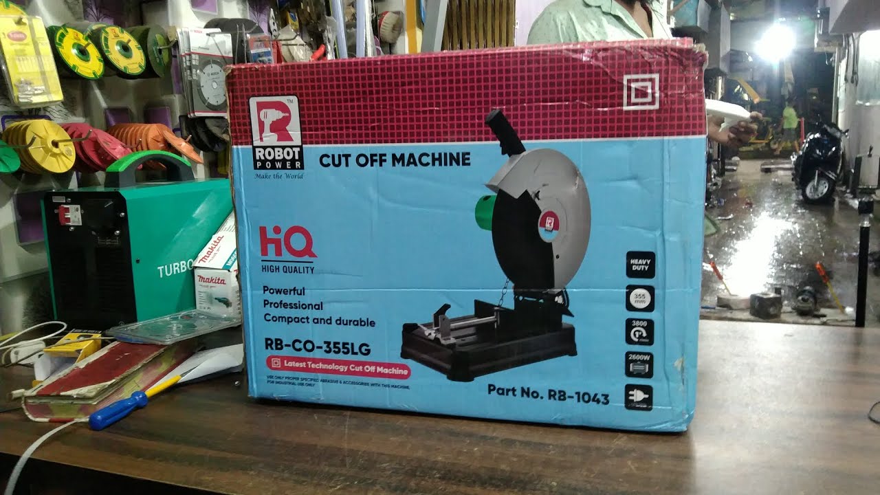 ROBOT RB-CO-355LG CUT OFF MACHINE - YouTube