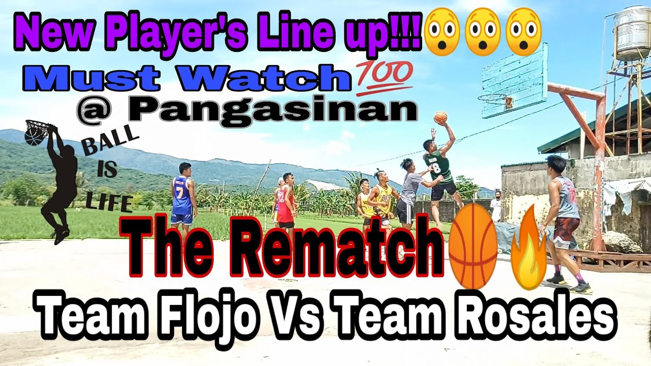 The Rematch🏀🔥 Team Flojo Vs. Team Rosales Game 1 " Basketball Dayo ...