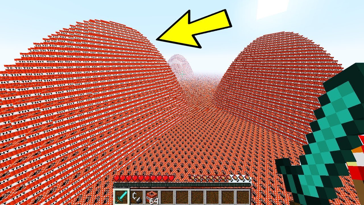 No crash! HUGE MINECRAFT TNT WORLD EXPLOSION WITH AFTERMATH (Minecraft ...