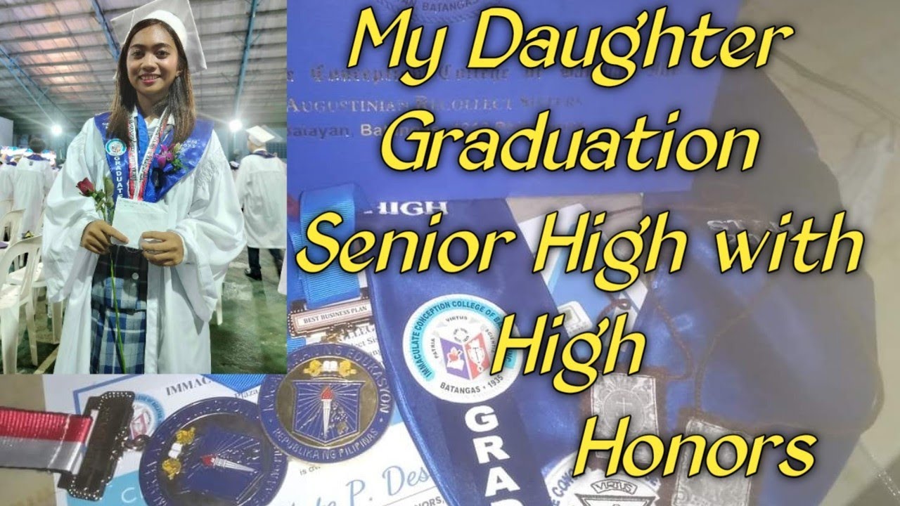 my Daughter Graduation With high Honor #leikhaoletevee - YouTube