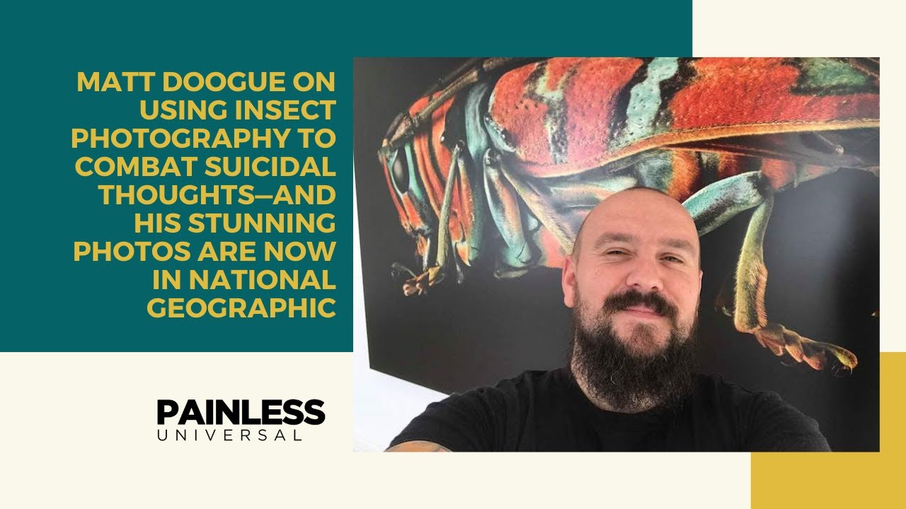 Matt Doogue on using Insect Photography to Combat Suicidal Thoughts ...