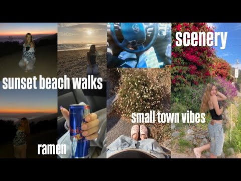 BEACH VLOG! small town vibes :) - YouTube