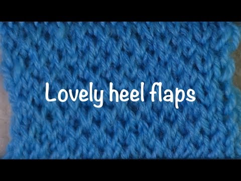 Eye of Partridge for Sock Heel Flaps // Technique Tuesday - YouTube