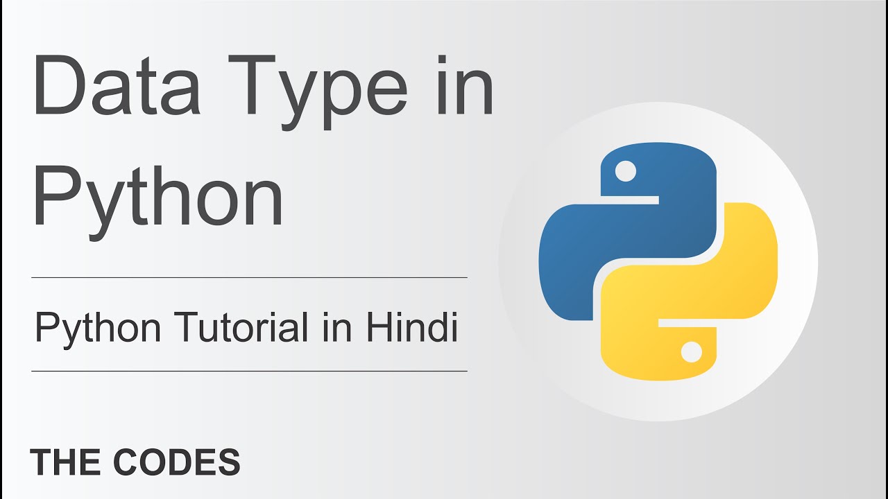 Python Data Type Data Type In Python Python Tutorial For Beginners In Hindi The Codes 5641