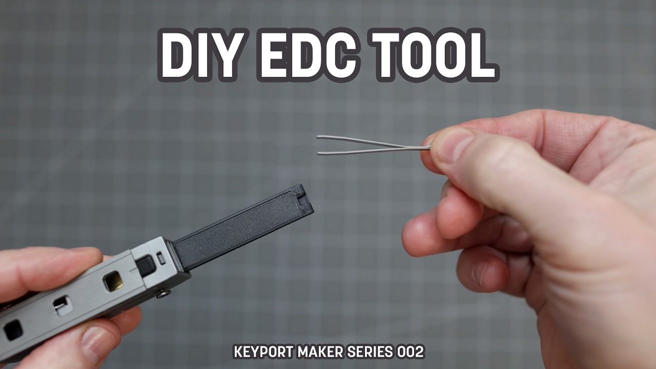 Build Your OWN Custom DIY EDC Tool for the Keyport Slide - YouTube