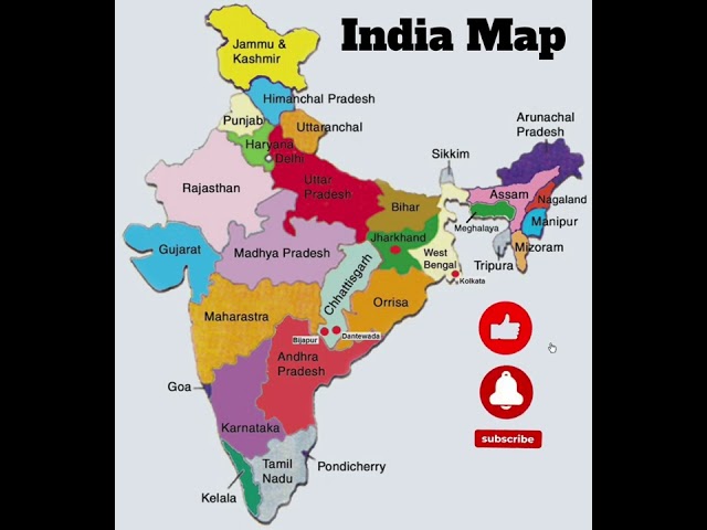 Images Of Map Of India With States