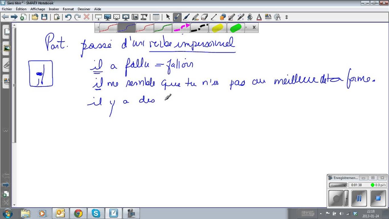 pp verbe impersonnel - YouTube